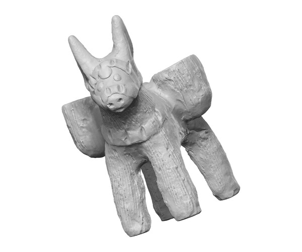 ArtStation - Donkey Clay Craft Raw Scanned 3D Model | Resources