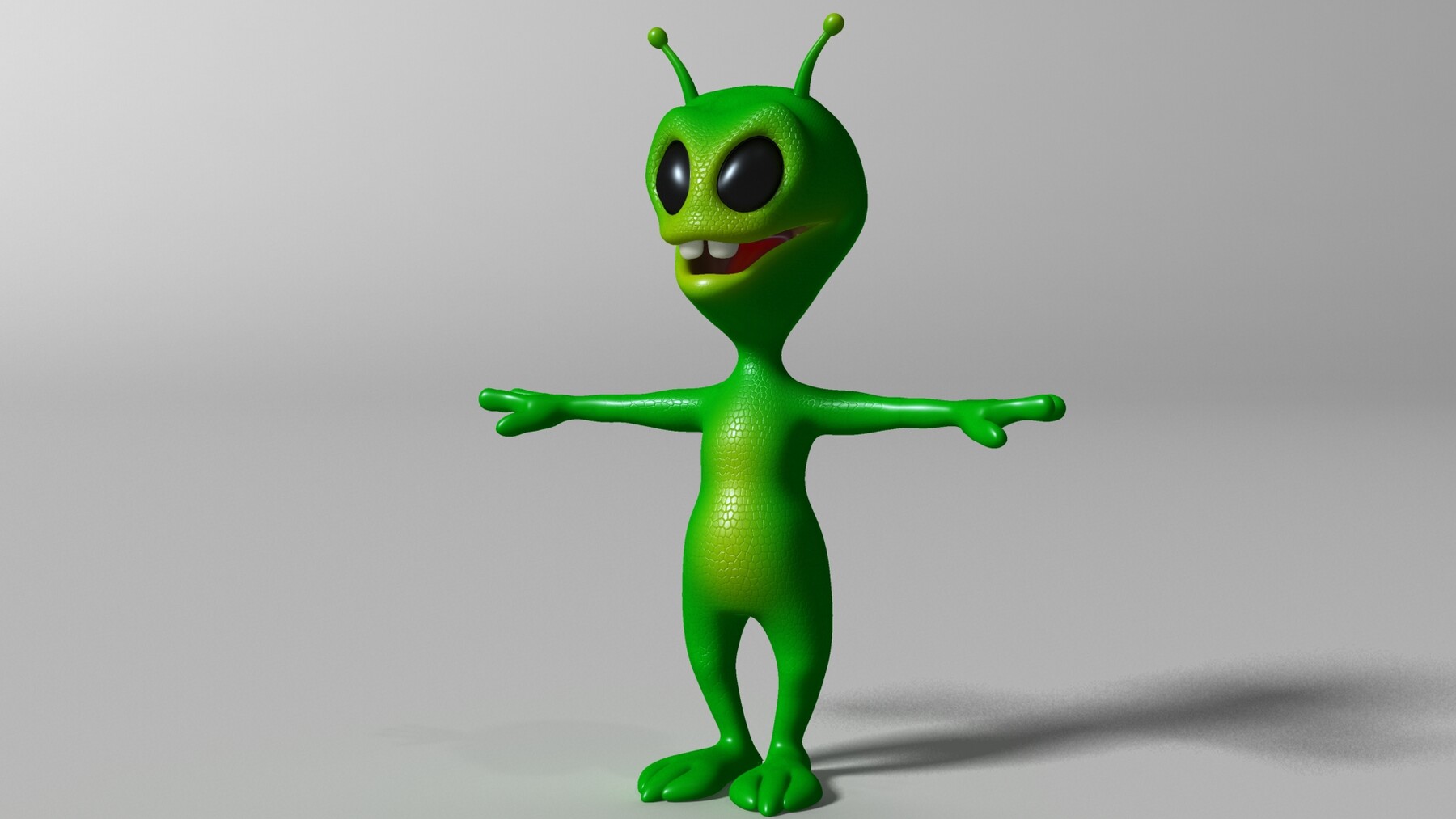 ArtStation - Cartoon Alien RIGGED | Resources