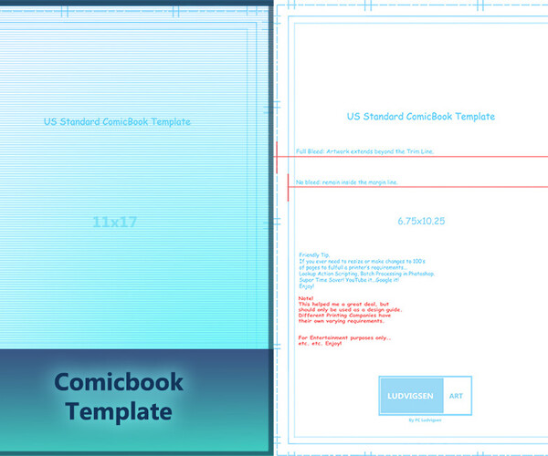 ArtStation - Comic Book Template | Artworks