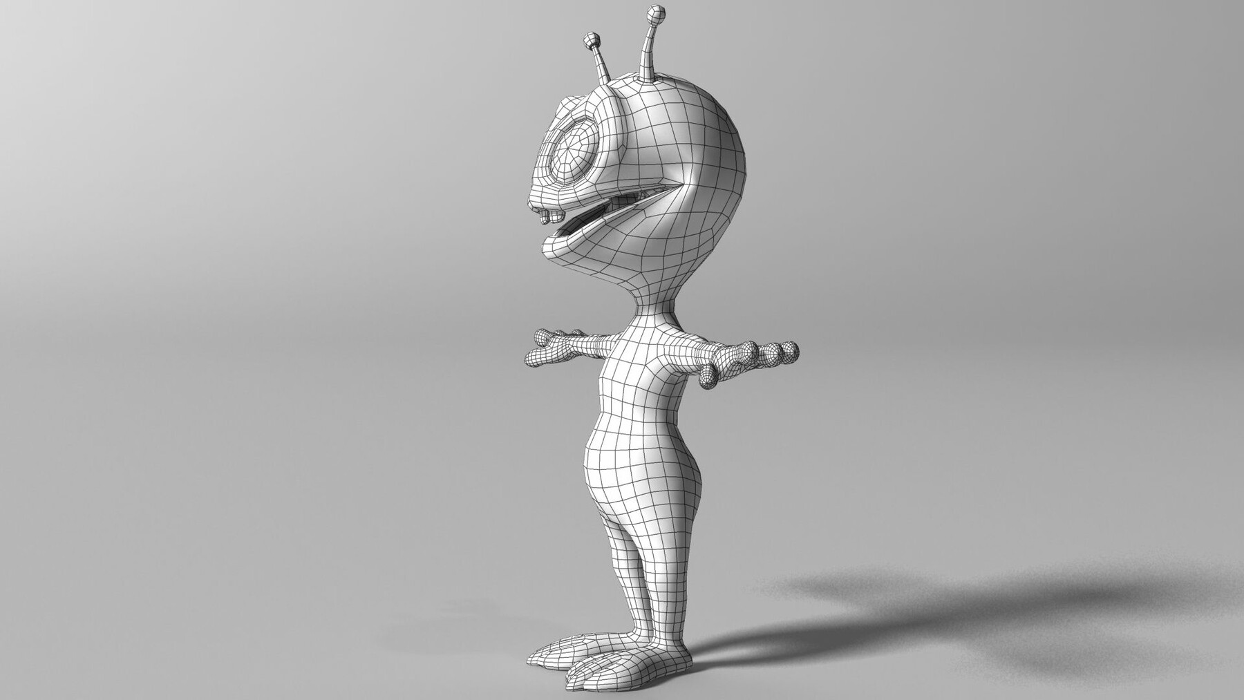 ArtStation - Cartoon Alien RIGGED | Resources