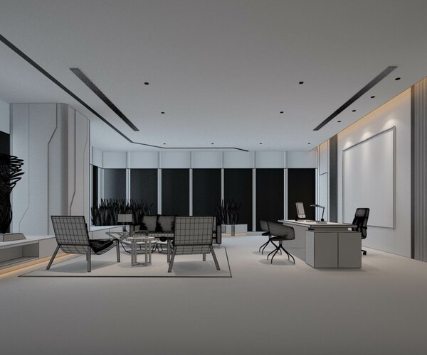 ArtStation - boss manager office 01 | Resources