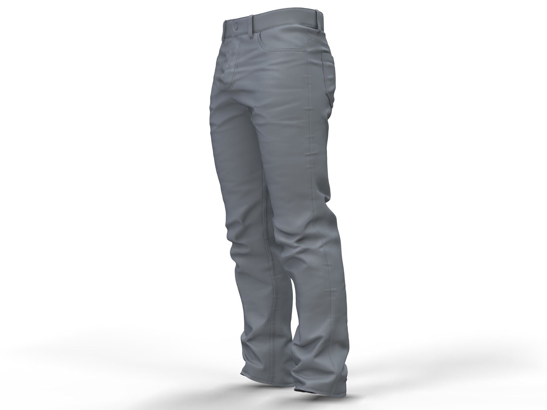 ArtStation - Mens Jeans pants (High Poly Model) (obj\ztl) | Game Assets