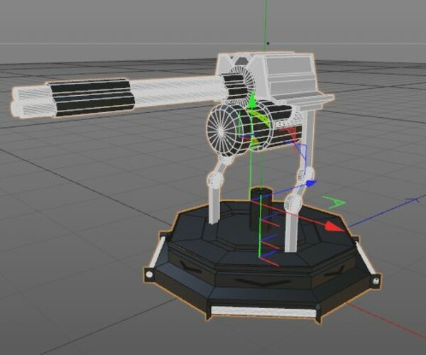 ArtStation - 3D Weapon machines VR / AR / low-poly 3d model | Game Assets