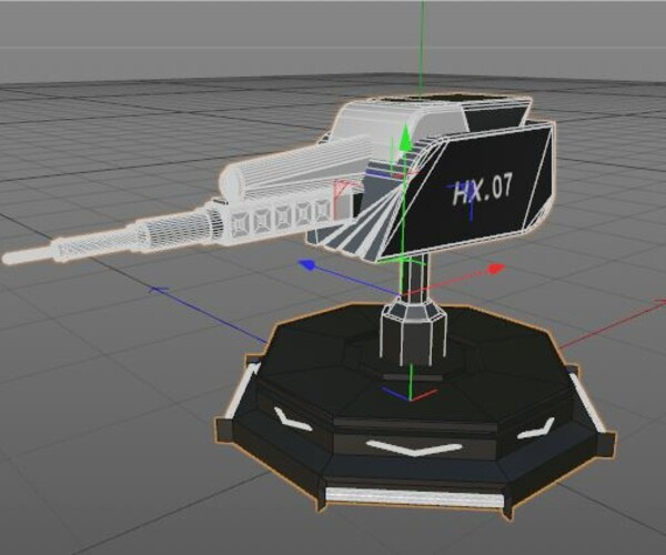 ArtStation - 3D Weapon machines VR / AR / low-poly 3d model | Game Assets