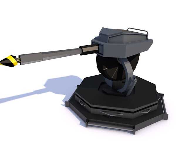 ArtStation - 3D Weapon machines VR / AR / low-poly 3d model | Game Assets