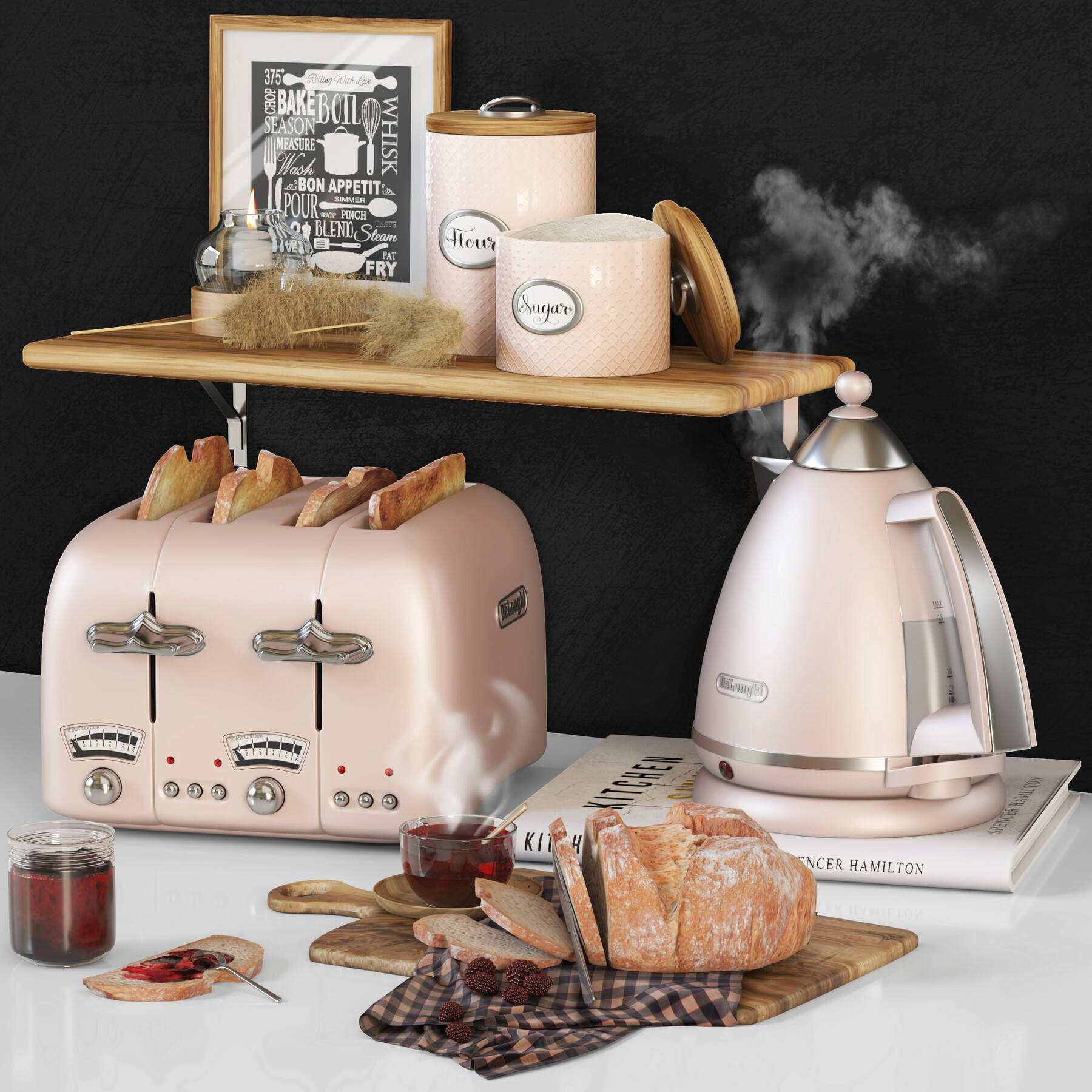 ArtStation - DeLonghi_appliances_Kitchen_set | Resources