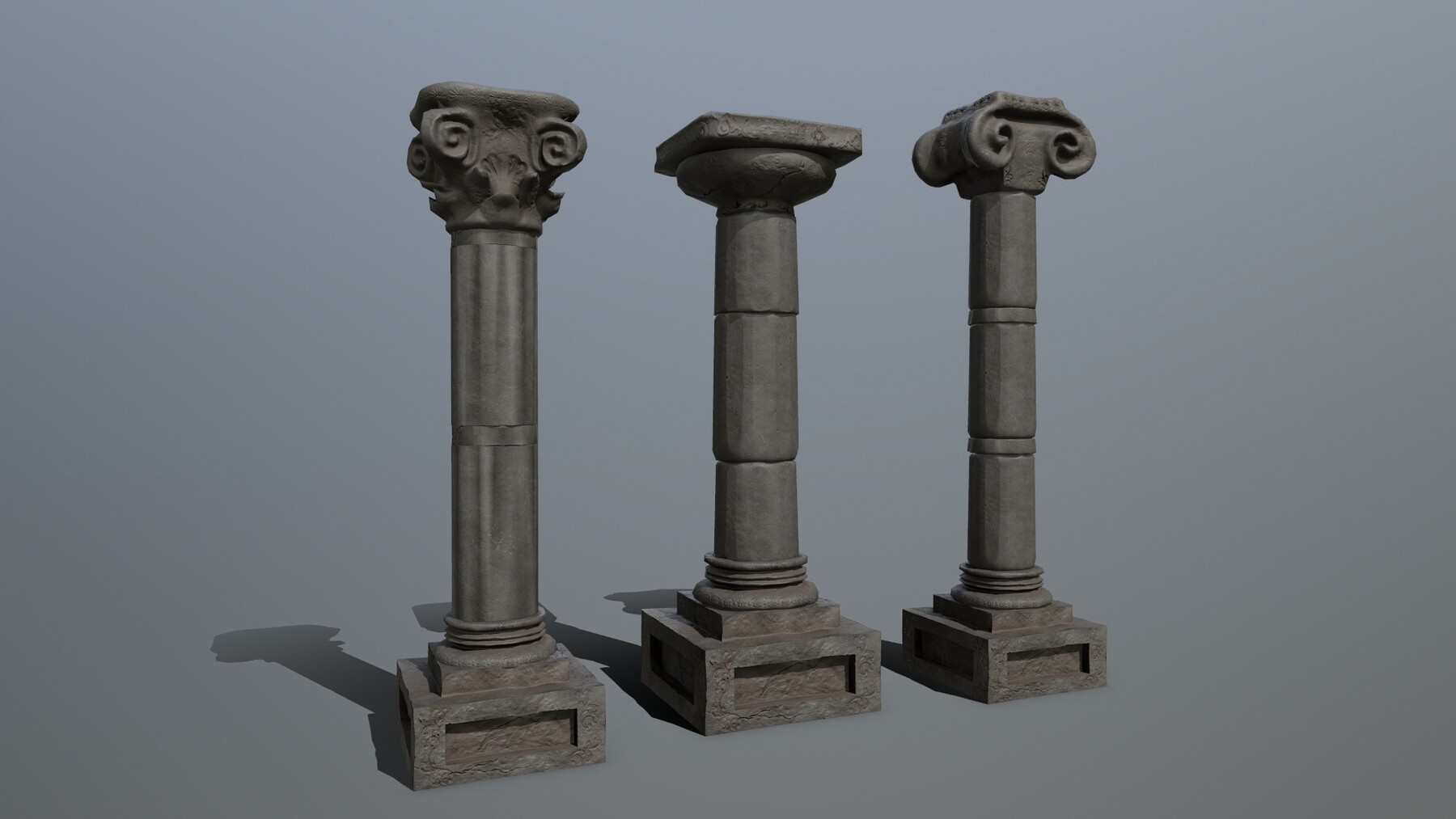 ArtStation - Pillar Set | Game Assets