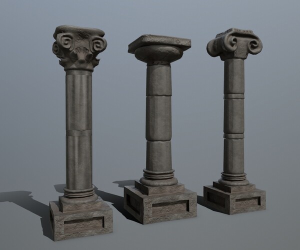 ArtStation - Pillar Set | Game Assets