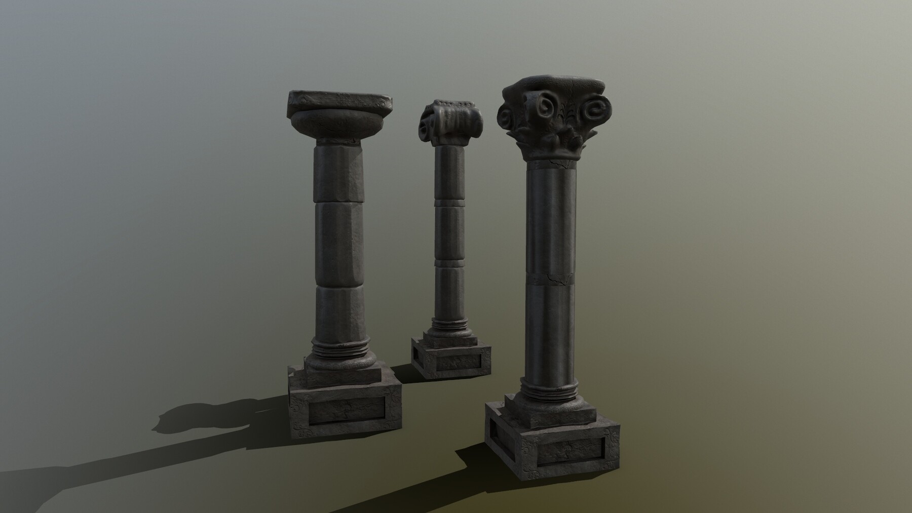 ArtStation - Pillar Set | Game Assets