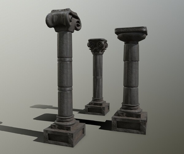 ArtStation - Pillar Set | Game Assets