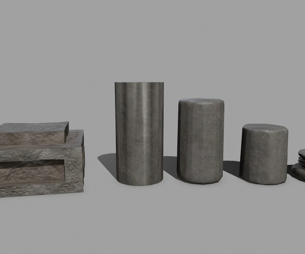ArtStation - Pillar Set | Game Assets