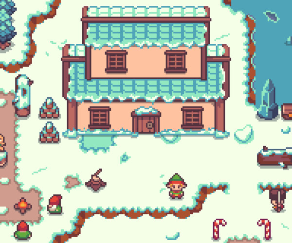 ArtStation - Fantasy RPG snow pack | Game Assets