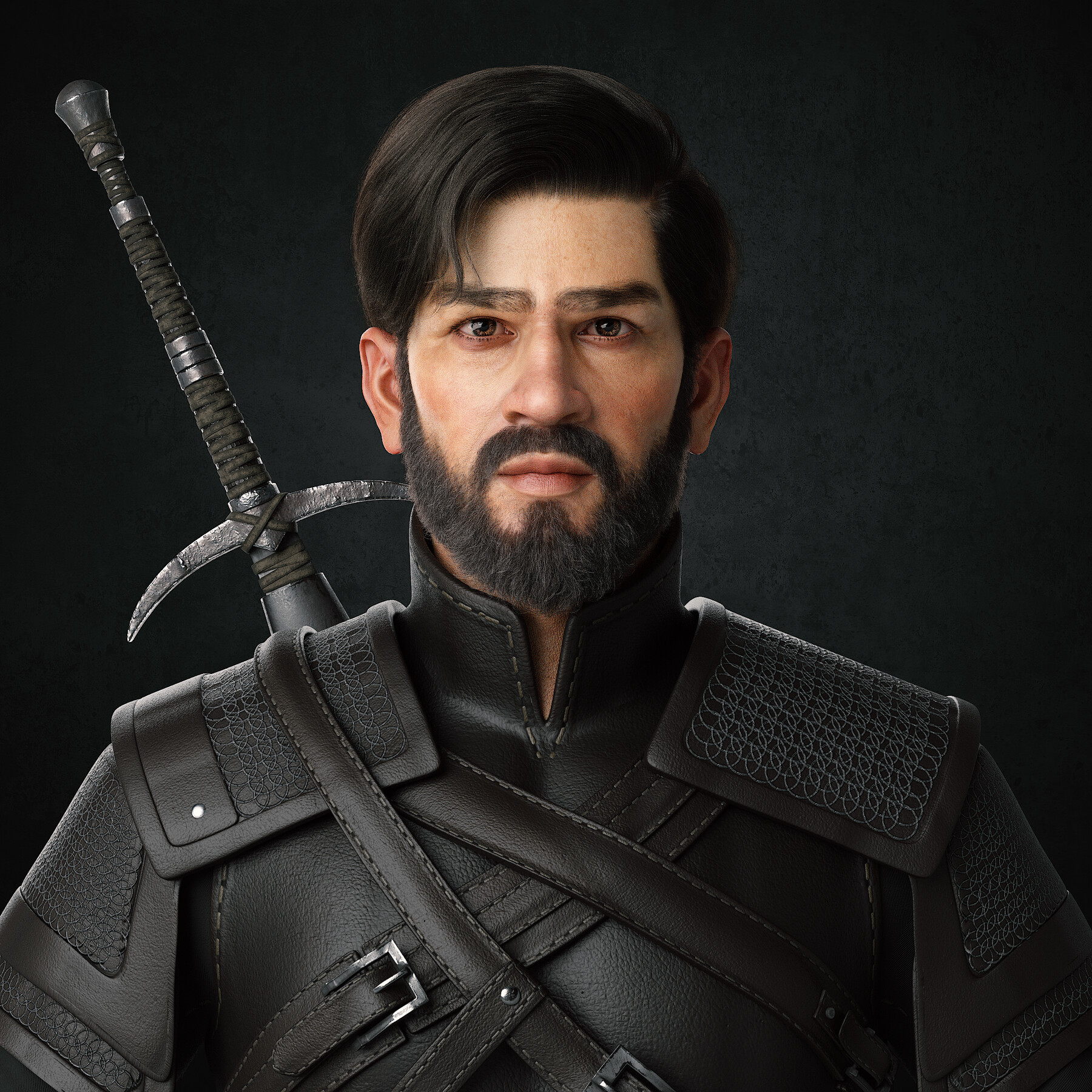 ArtStation - Warrior Game Character | Game Assets