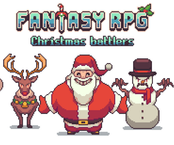 ArtStation - Fantasy RPG christmas battlers | Game Assets