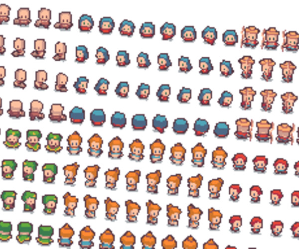 ArtStation - Fantasy RPG townsfolk pack | Game Assets