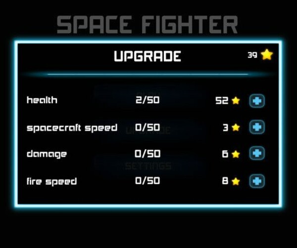 ArtStation - Neon Space Fighter - Unity Project | Game Assets