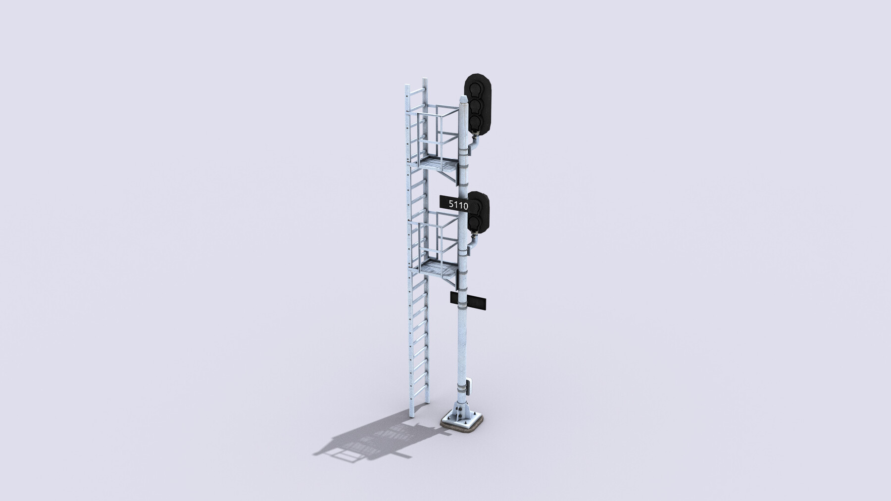 ArtStation - Railway Signals Low-poly 3D model | Game Assets