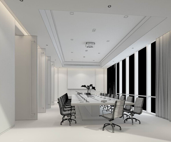 ArtStation - Conference room office reception hall 19 | Resources