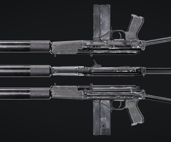 ArtStation - 9A-91 Assault Rifle | Game Assets
