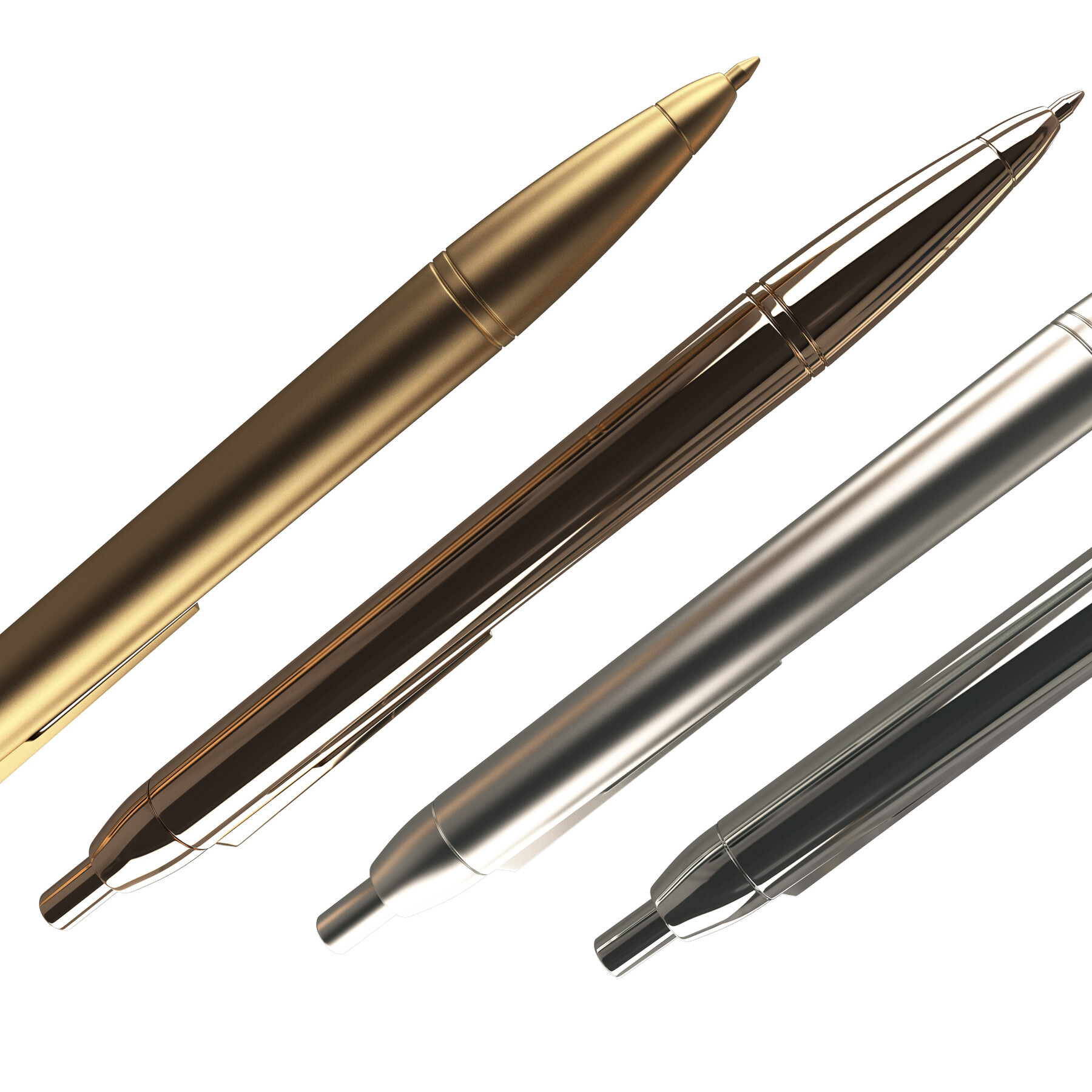 ArtStation - Steel Ballpoint Pen | Resources