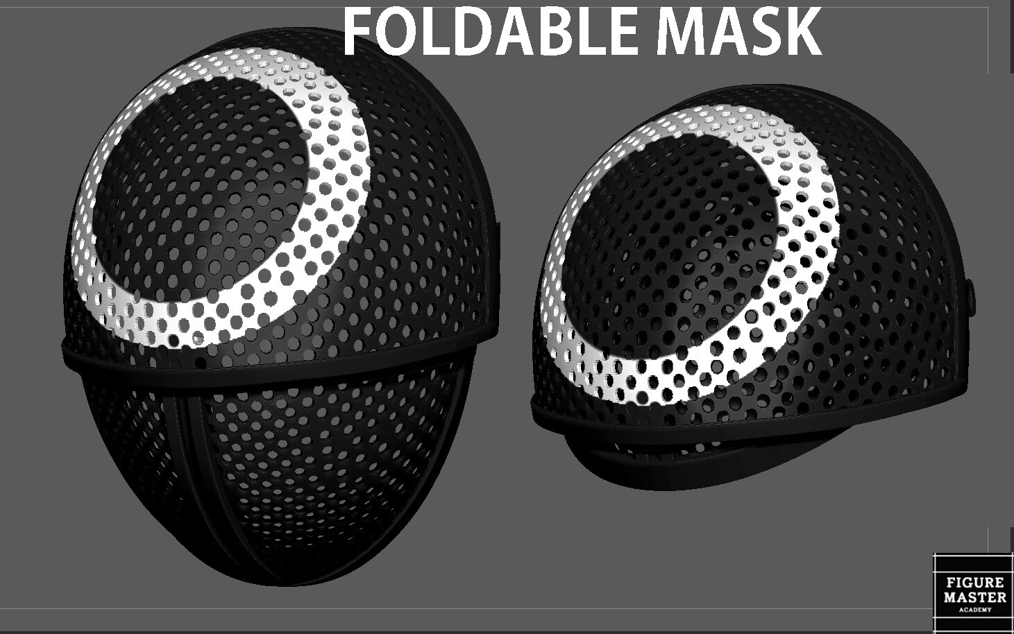 ArtStation - SQUID GAME MASK FOLDABLE LIFE SIZE COSPLAY NETFLIX PROPS ...