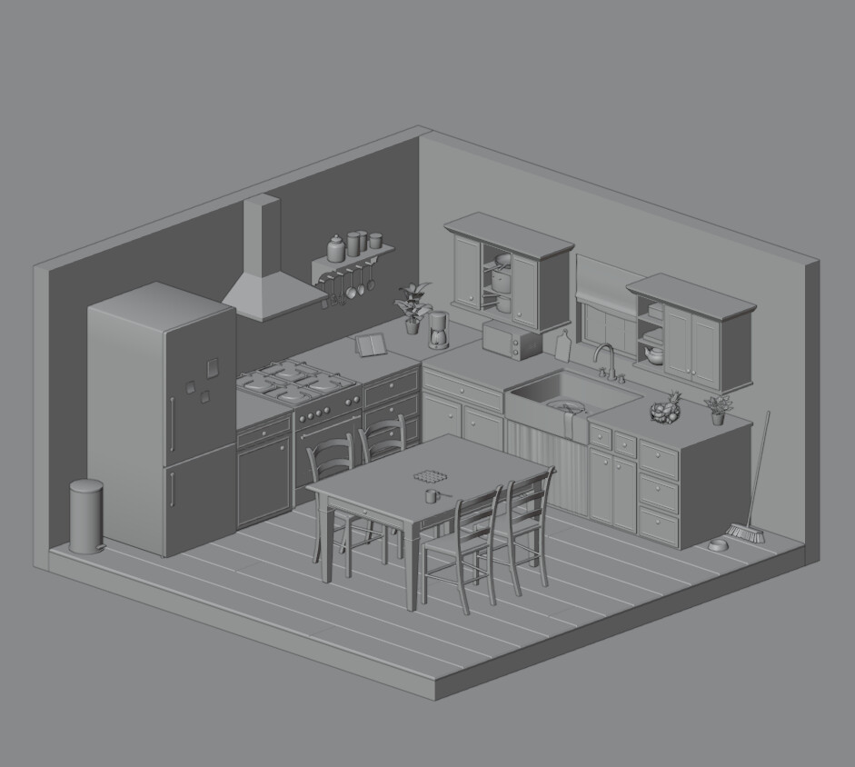 ArtStation - Kitchen | Game Assets