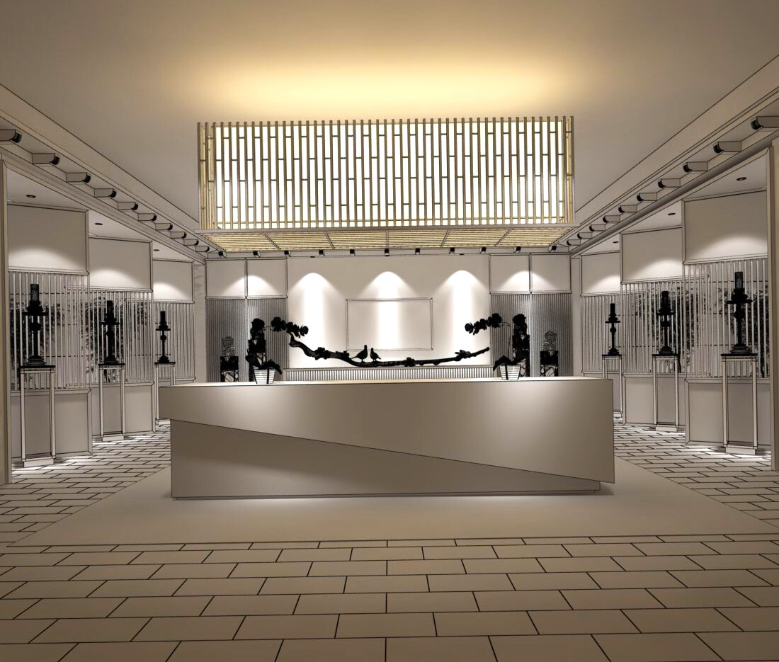 ArtStation - Hotel reception hall design complete 07 | Resources