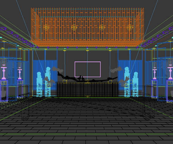 ArtStation - Hotel reception hall design complete 07 | Resources