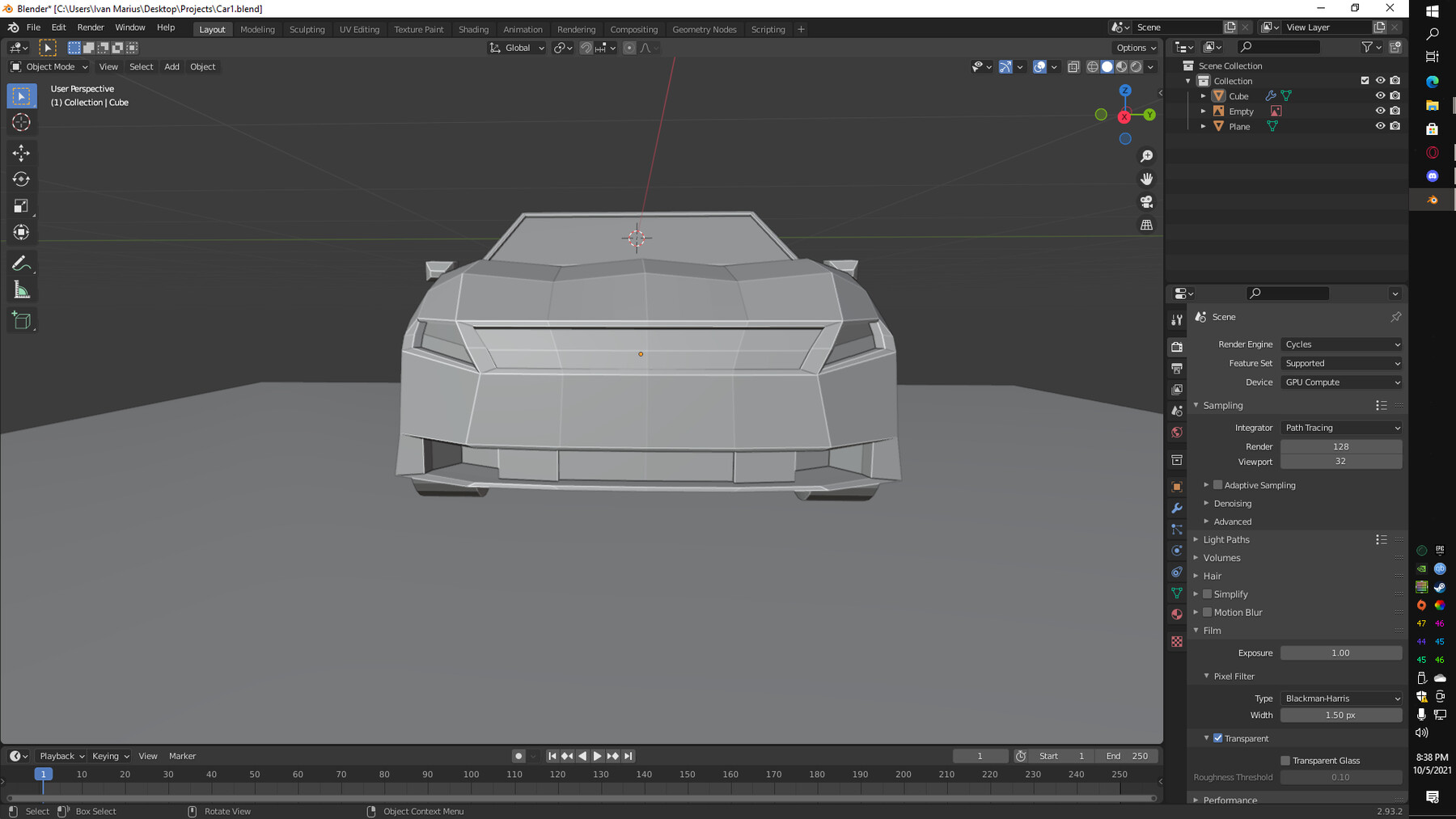 ArtStation - Low Poly Car | Game Assets