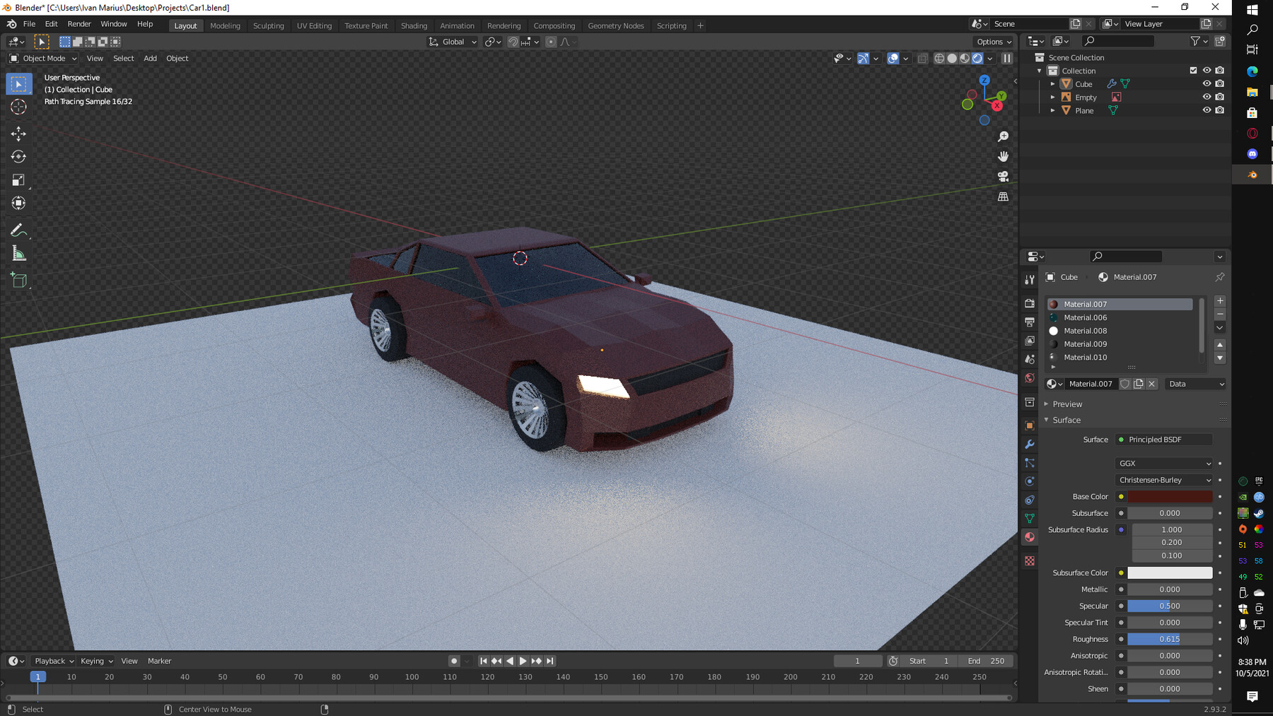 ArtStation - Low Poly Car | Game Assets