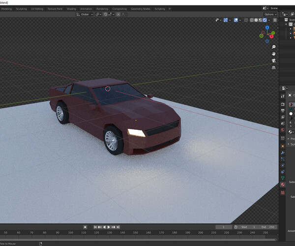 ArtStation - Low Poly Car | Game Assets