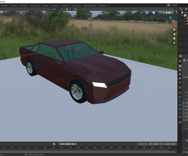 ArtStation - Low Poly Car | Game Assets