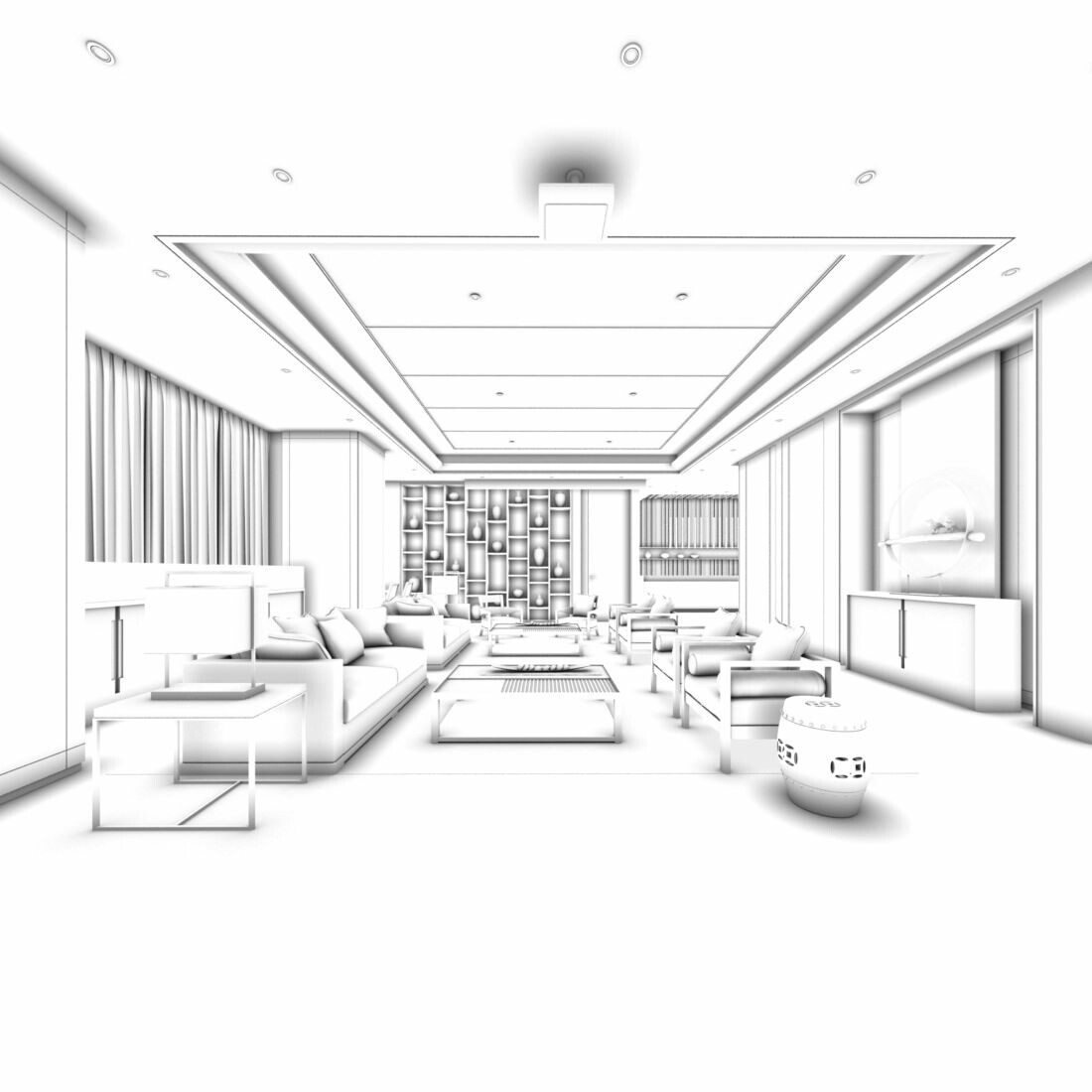 ArtStation - office reception hall design complete 03 | Resources