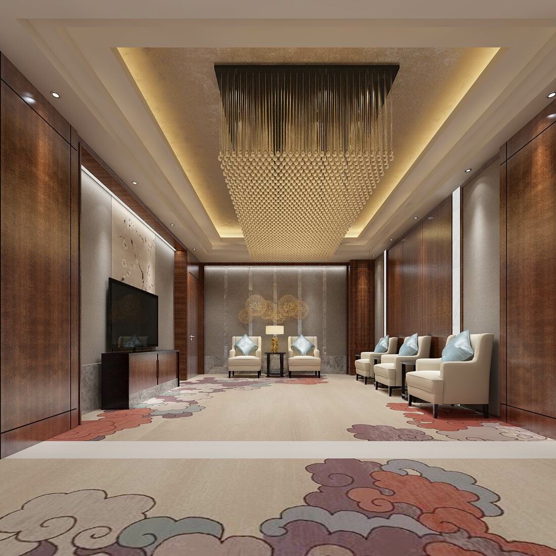 ArtStation - office reception hall design complete 05 | Resources