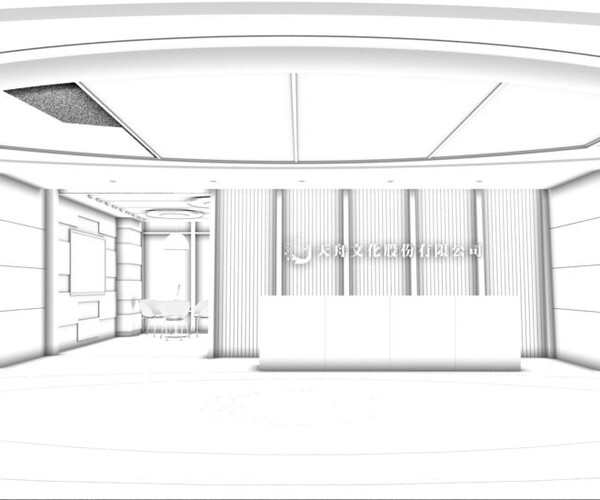 ArtStation - office reception hall design complete 14 | Resources