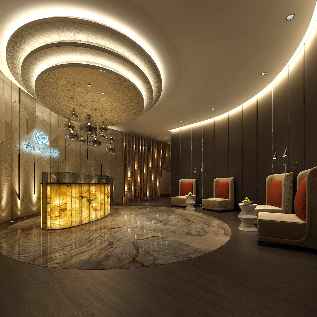 ArtStation - Beauty salon reception hall spa center 10 | Resources