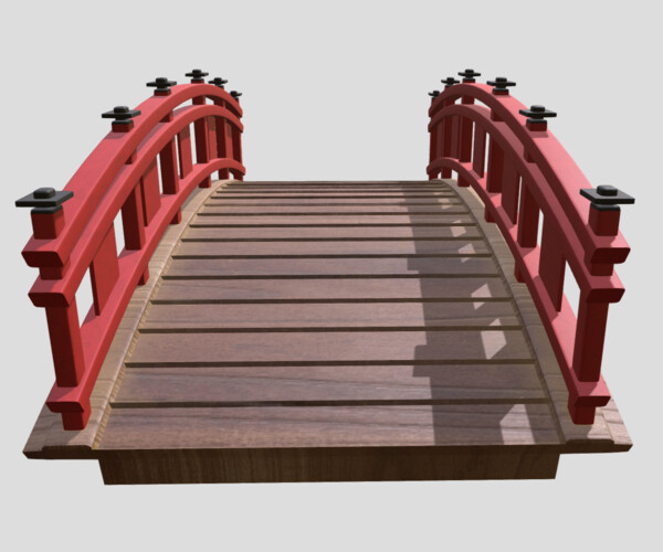 ArtStation - Japanese Bridge | Game Assets