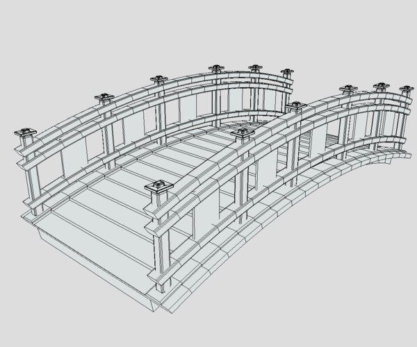 ArtStation - Japanese Bridge | Game Assets