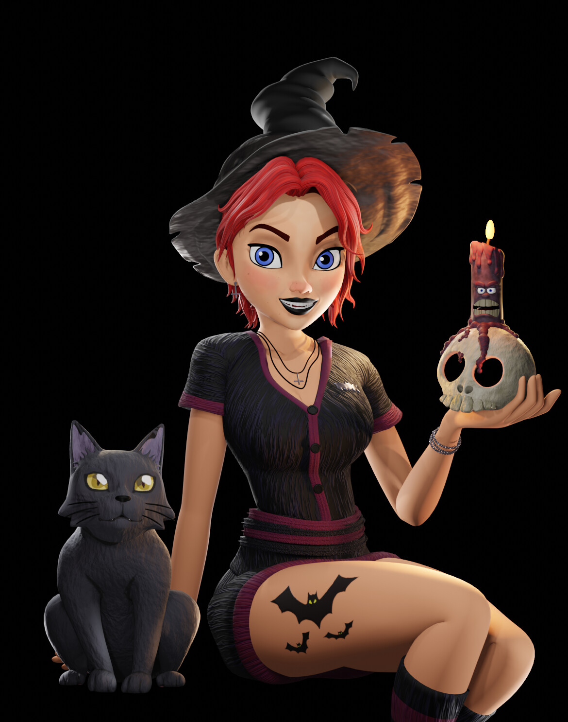 ArtStation - VAMPIRE 3D MODEL -BLENDER- | Resources