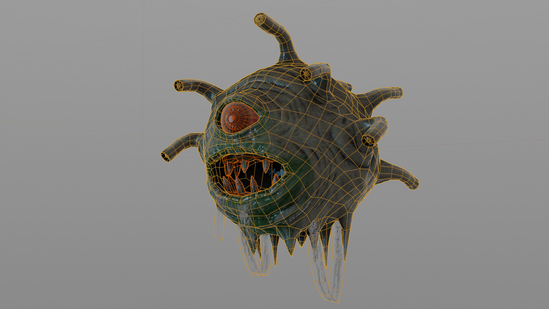 ArtStation - Beholder Monster (D&D) 3d model | Game Assets