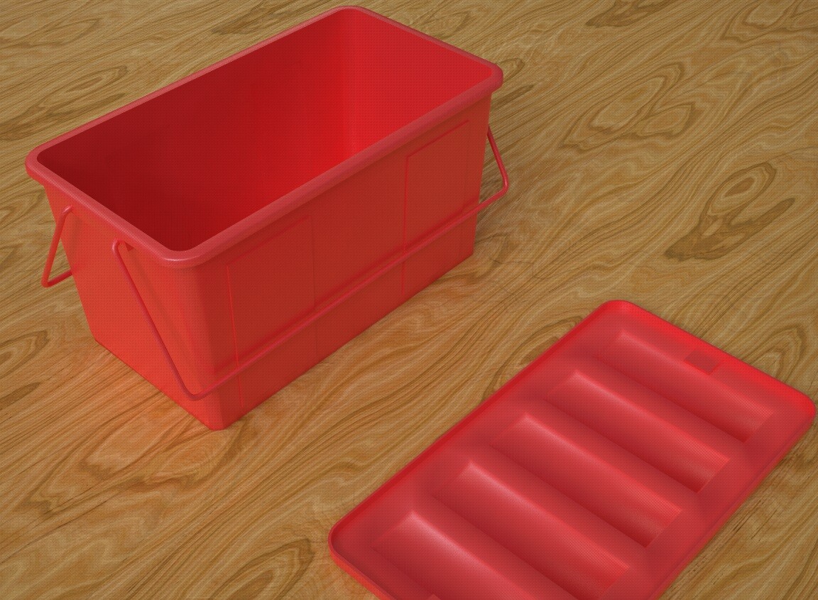 ArtStation - Plastic Box 3D Model | Game Assets