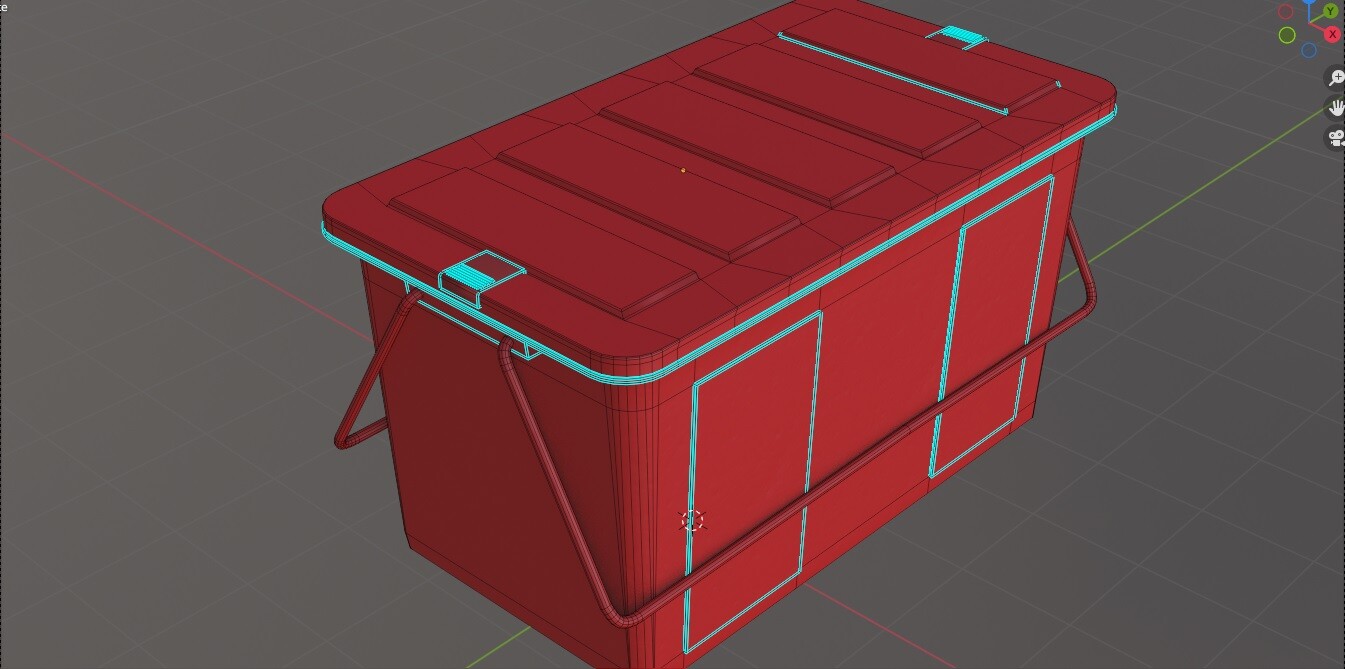 ArtStation - Plastic Box 3D Model | Game Assets