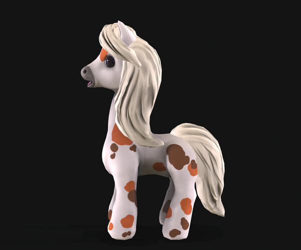ArtStation - 3D model pony | Game Assets
