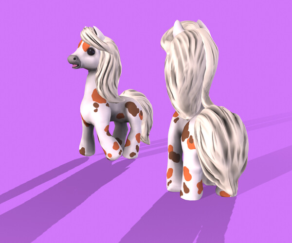 ArtStation - 3D model pony | Game Assets