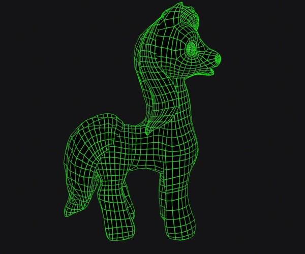 ArtStation - 3D model pony | Game Assets