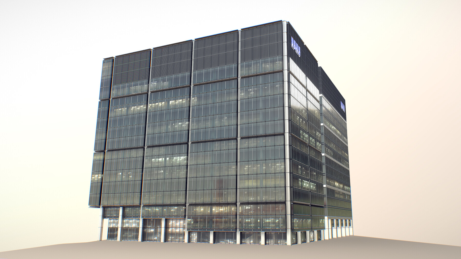 ArtStation - London 15 Canada Square 30 North Colonnade | Game Assets