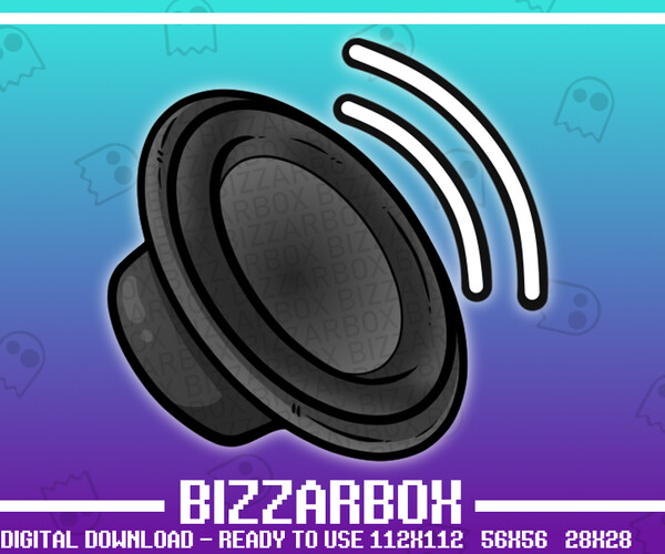 ArtStation - Twitch Emote: Speak Sound Alert | Artworks