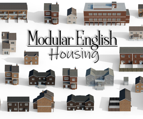ArtStation - English Housing Modular | Game Assets