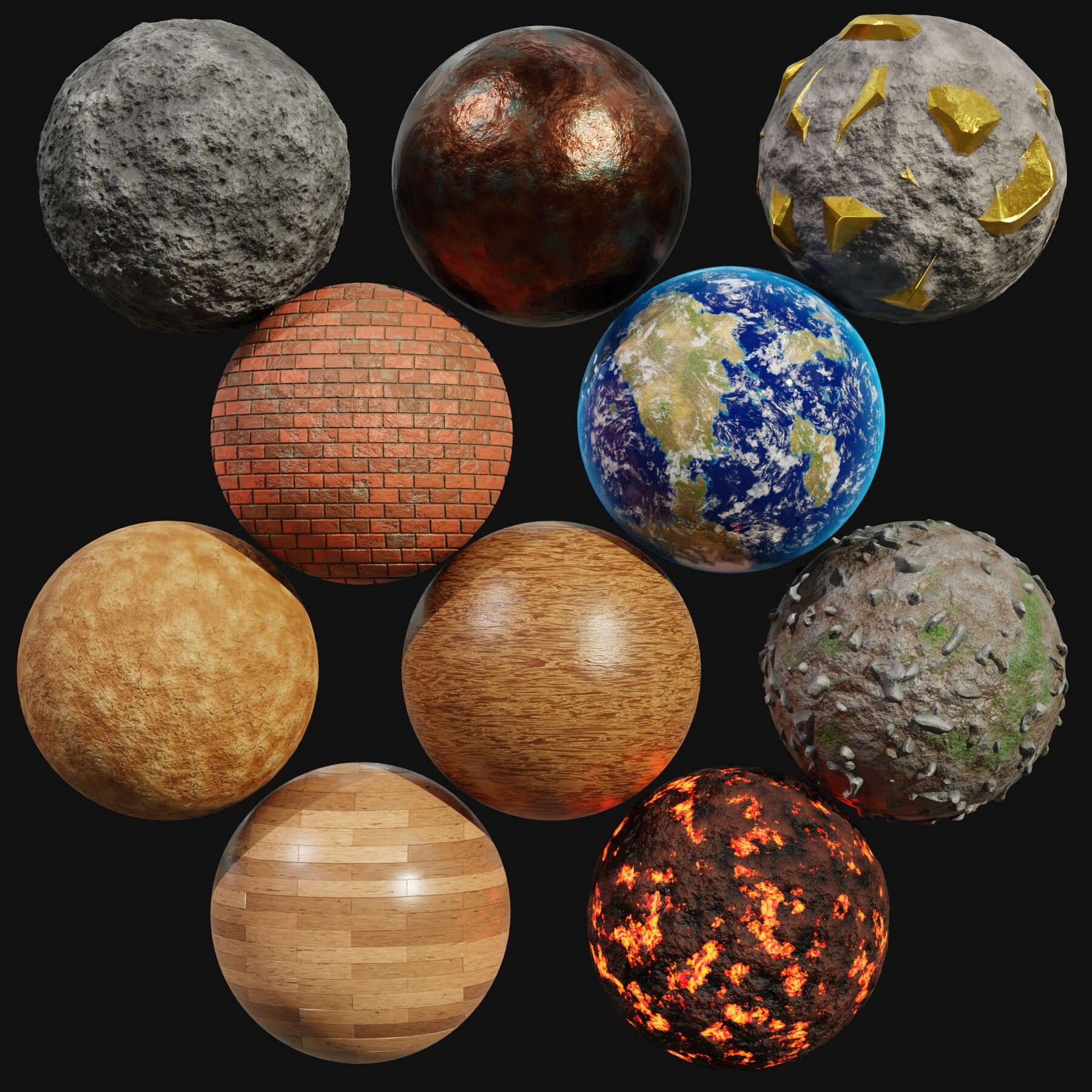 ArtStation - Blender Procedural Material Pack #3 | Resources
