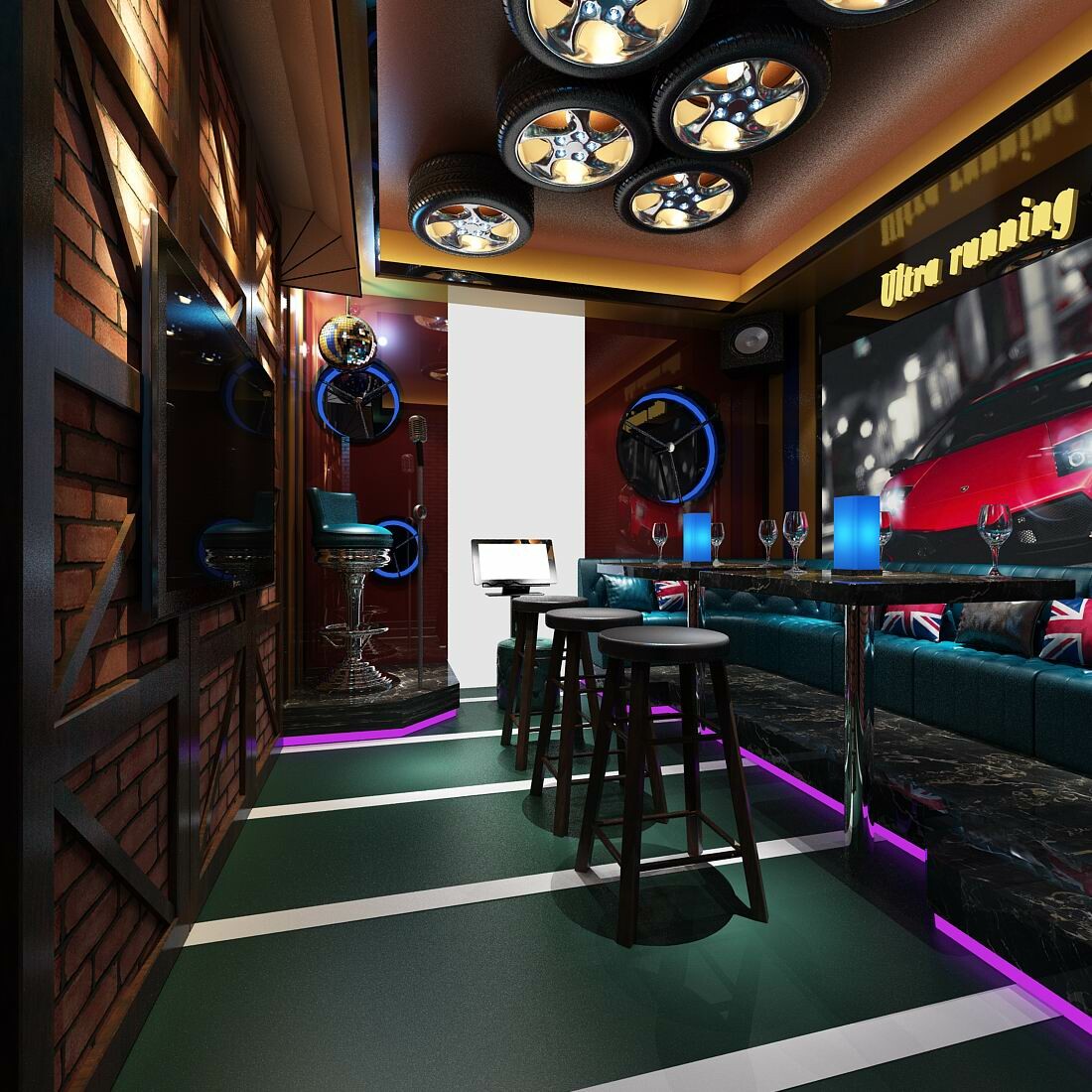 ArtStation - Hotel entertainment KTV bar disco Sing 0103 | Resources